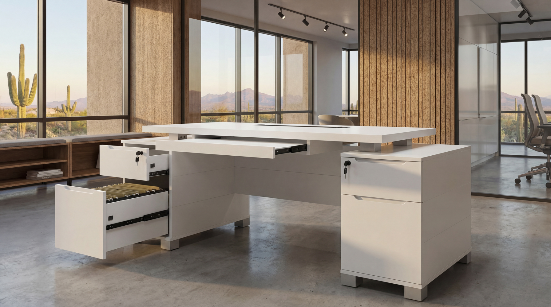 Ford Desk - White