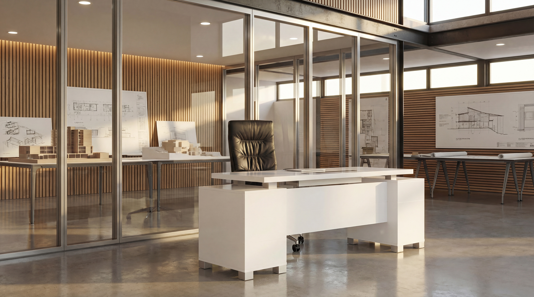 Ford Desk - White