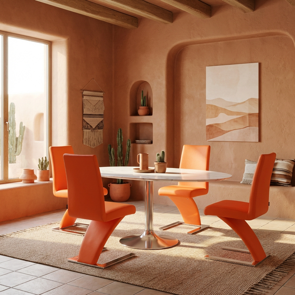 Mesa Dining Chair - Orange