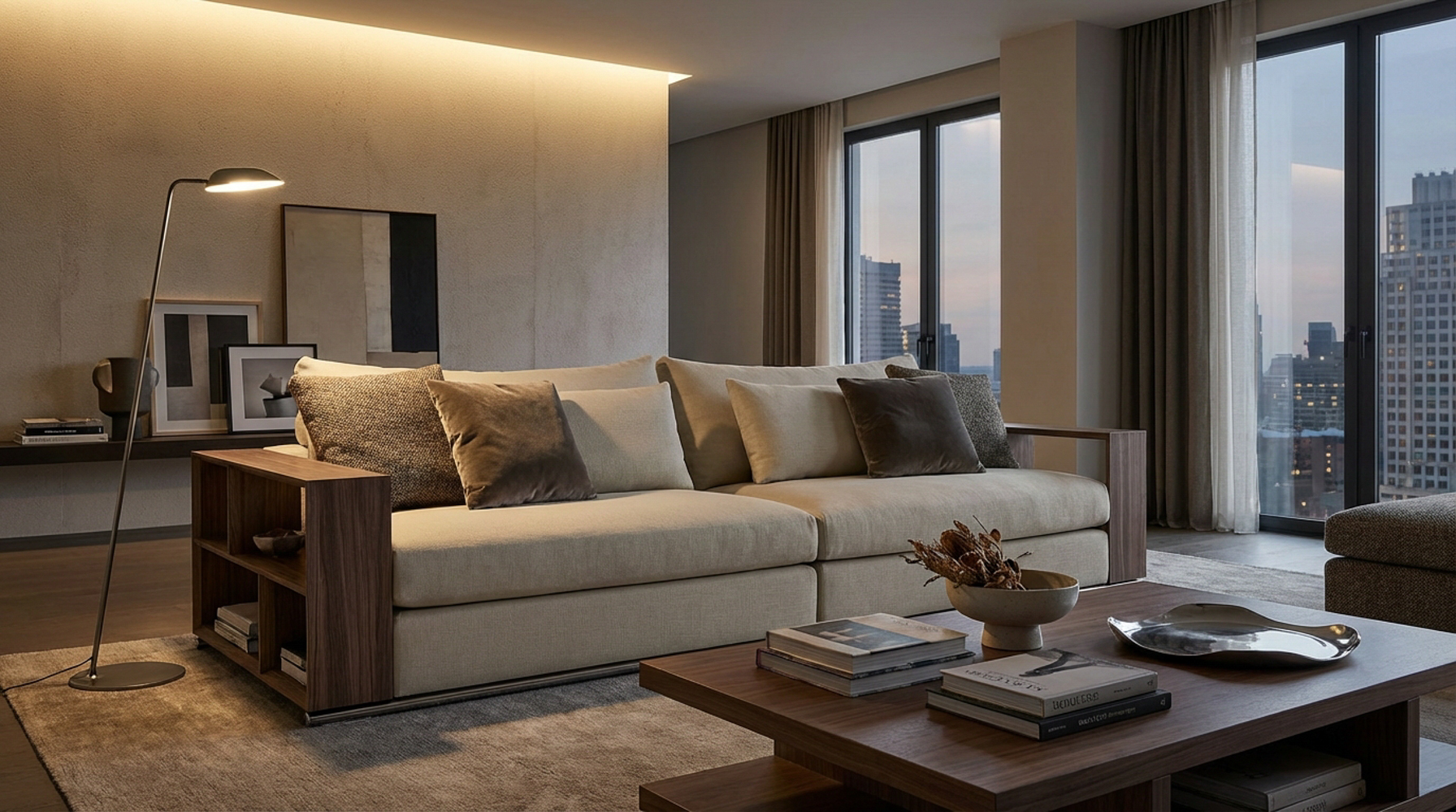 Soriano 118 Inch Sofa