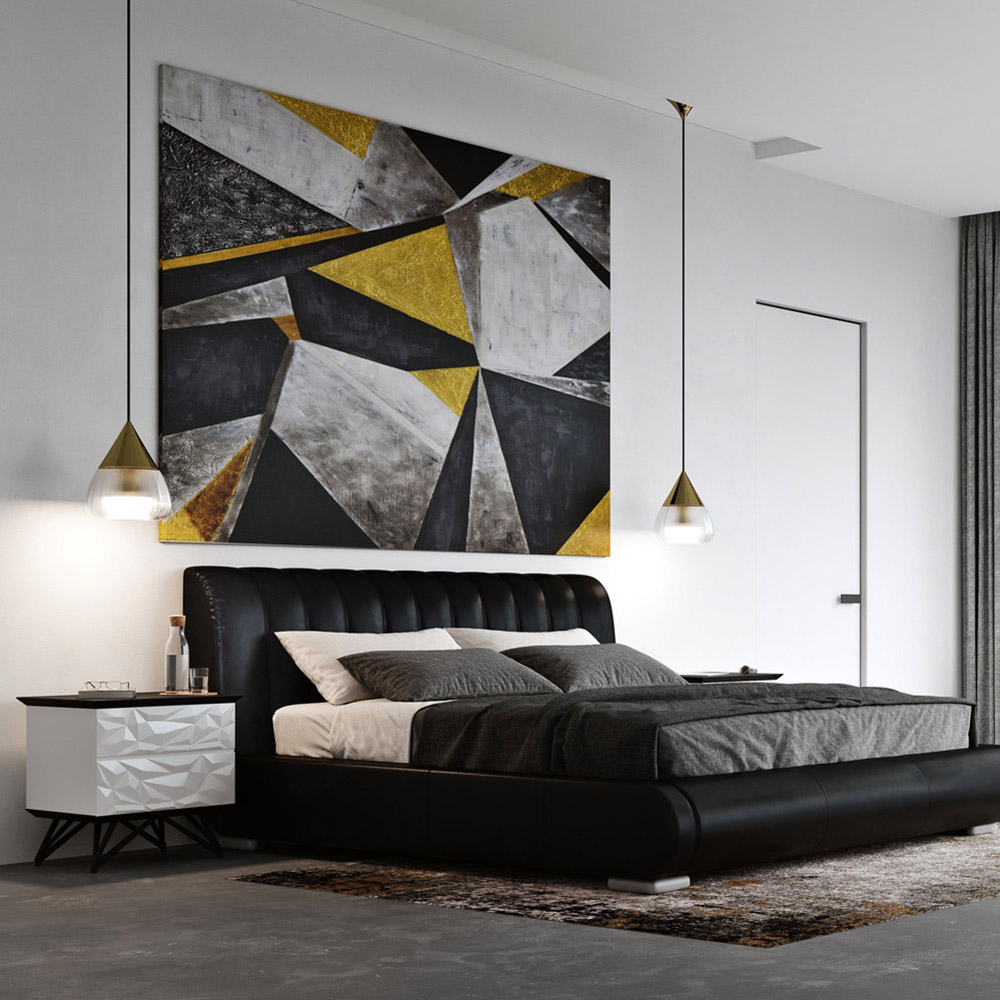 Concrete Deco Canvas Art - 96" x 70"