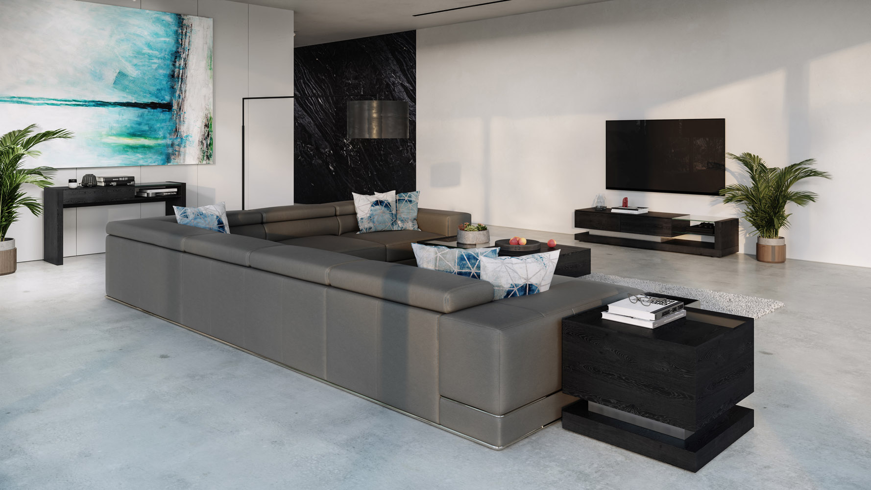 Wynn Sectional - Slate