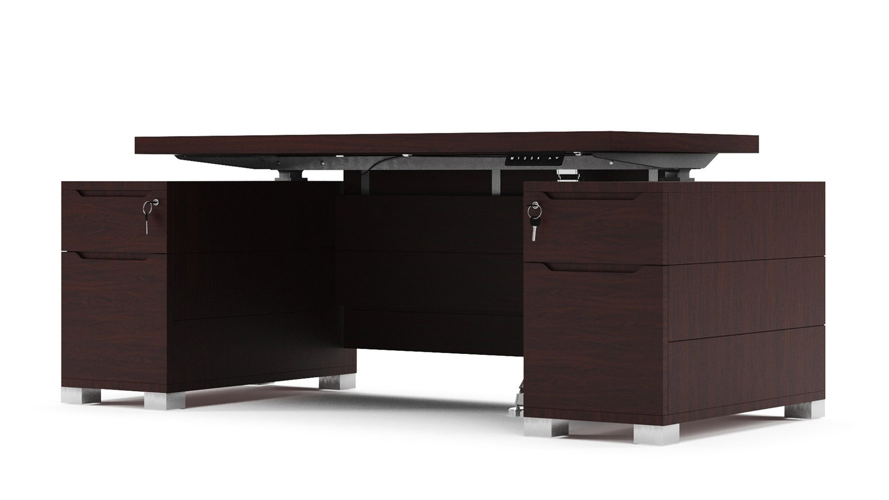 Ford Adjustable Height Desk - Dark