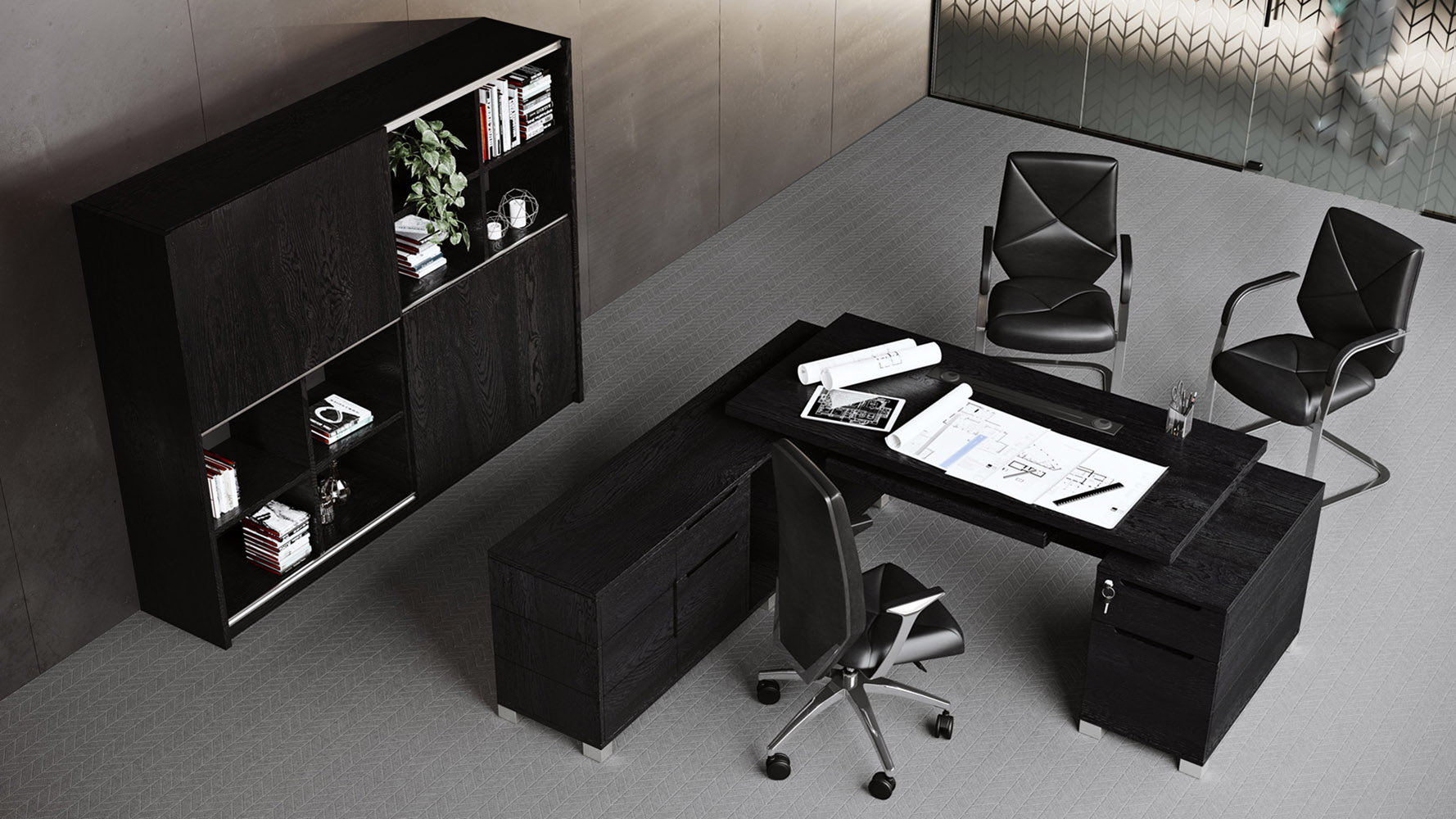 Jackson Bookcase - Black