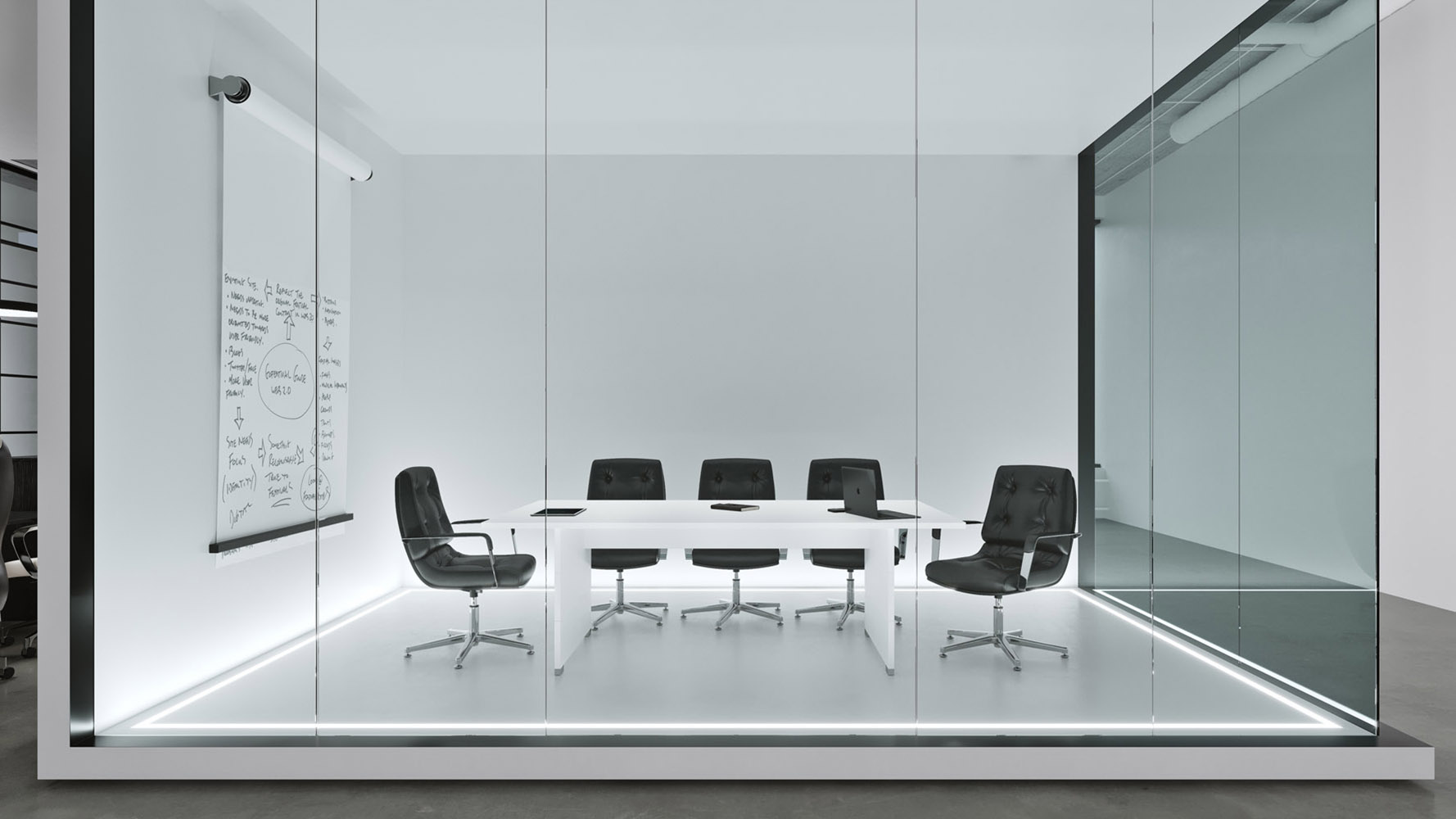 Glass Conference Table