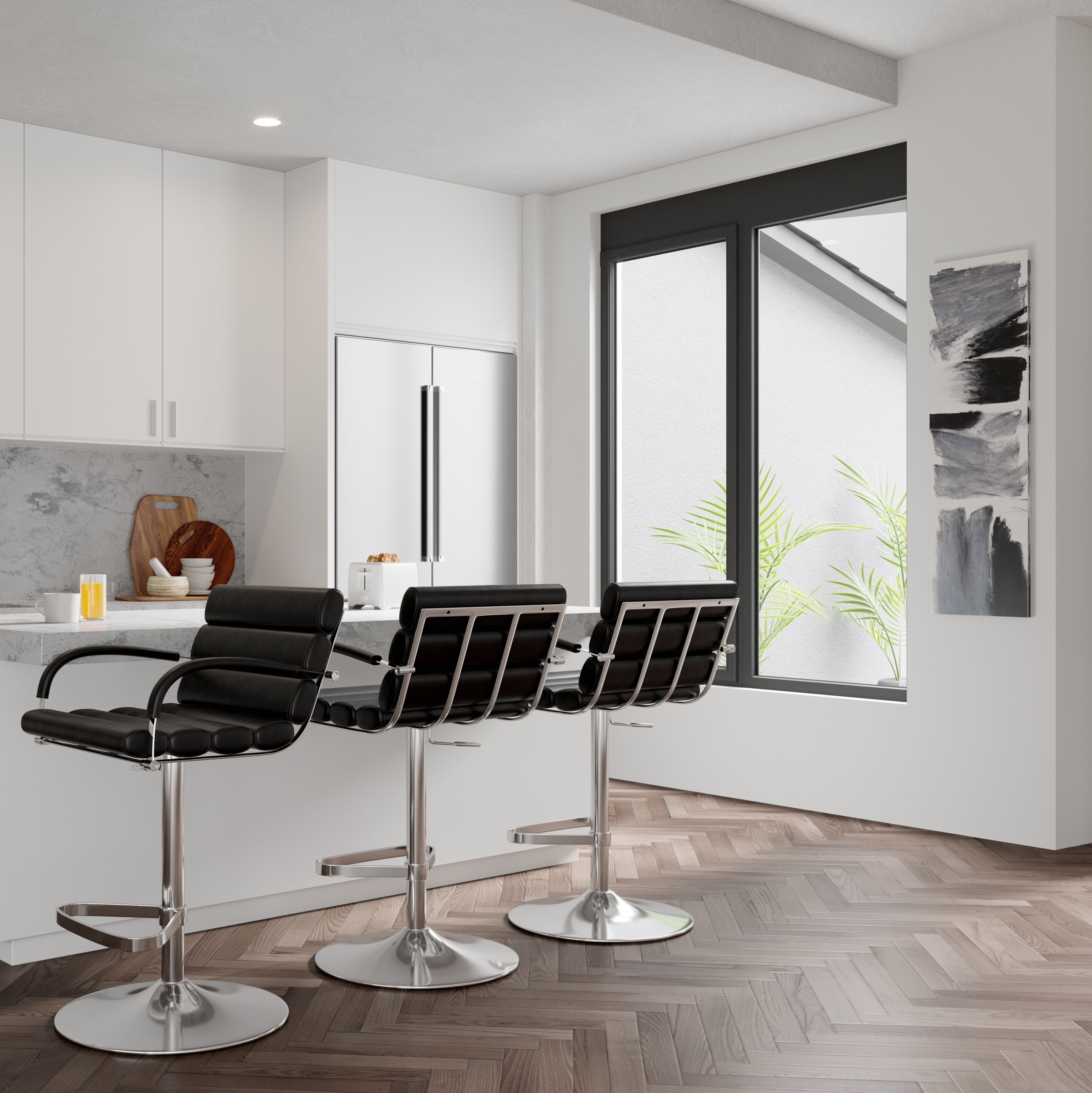 Glazed Transparency Canvas Art - 60" x 14"