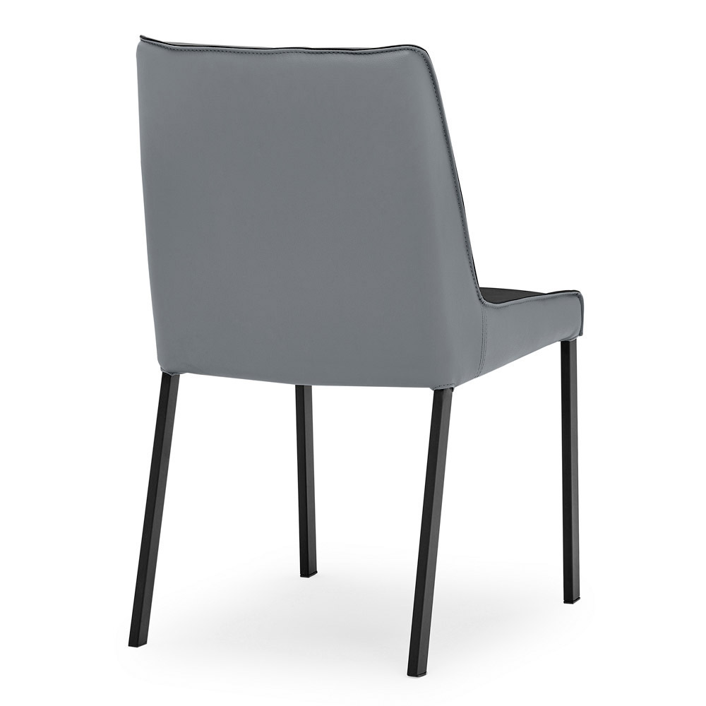 Helena Dining Chair - Black/Gray | Zuri Furniture