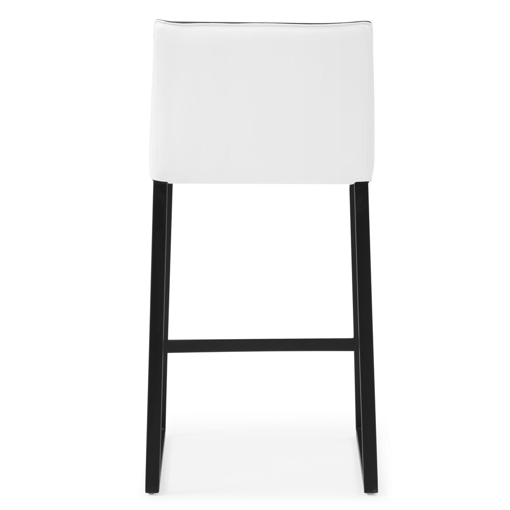 Helena Counter Stool - Black/White | Zuri Furniture