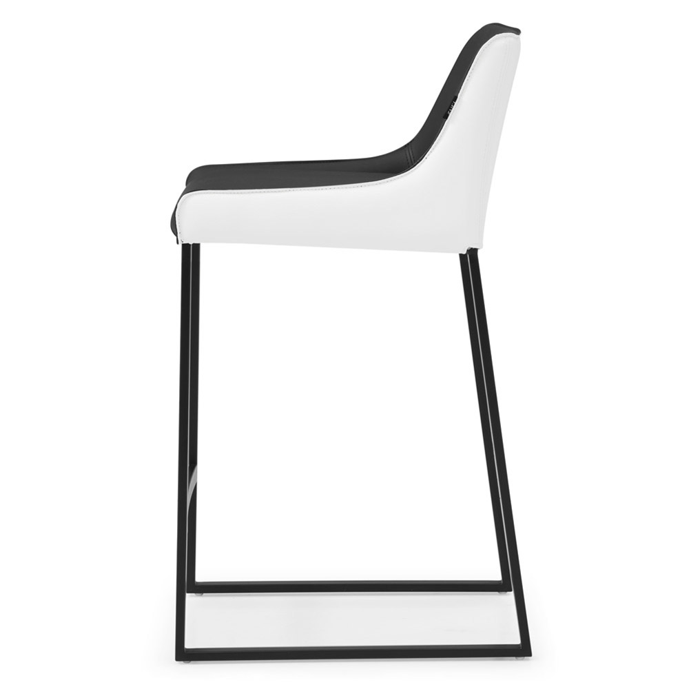Helena Counter Stool - Black/White | Zuri Furniture