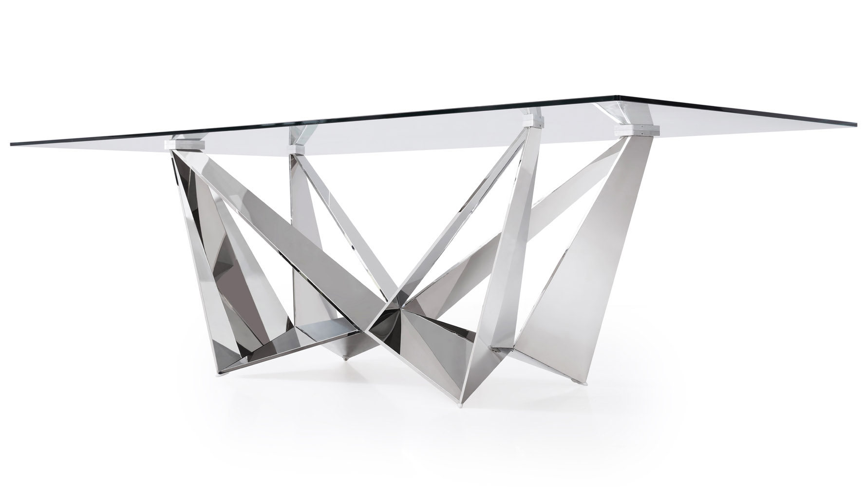 Serra 94" Dining Table - Clear