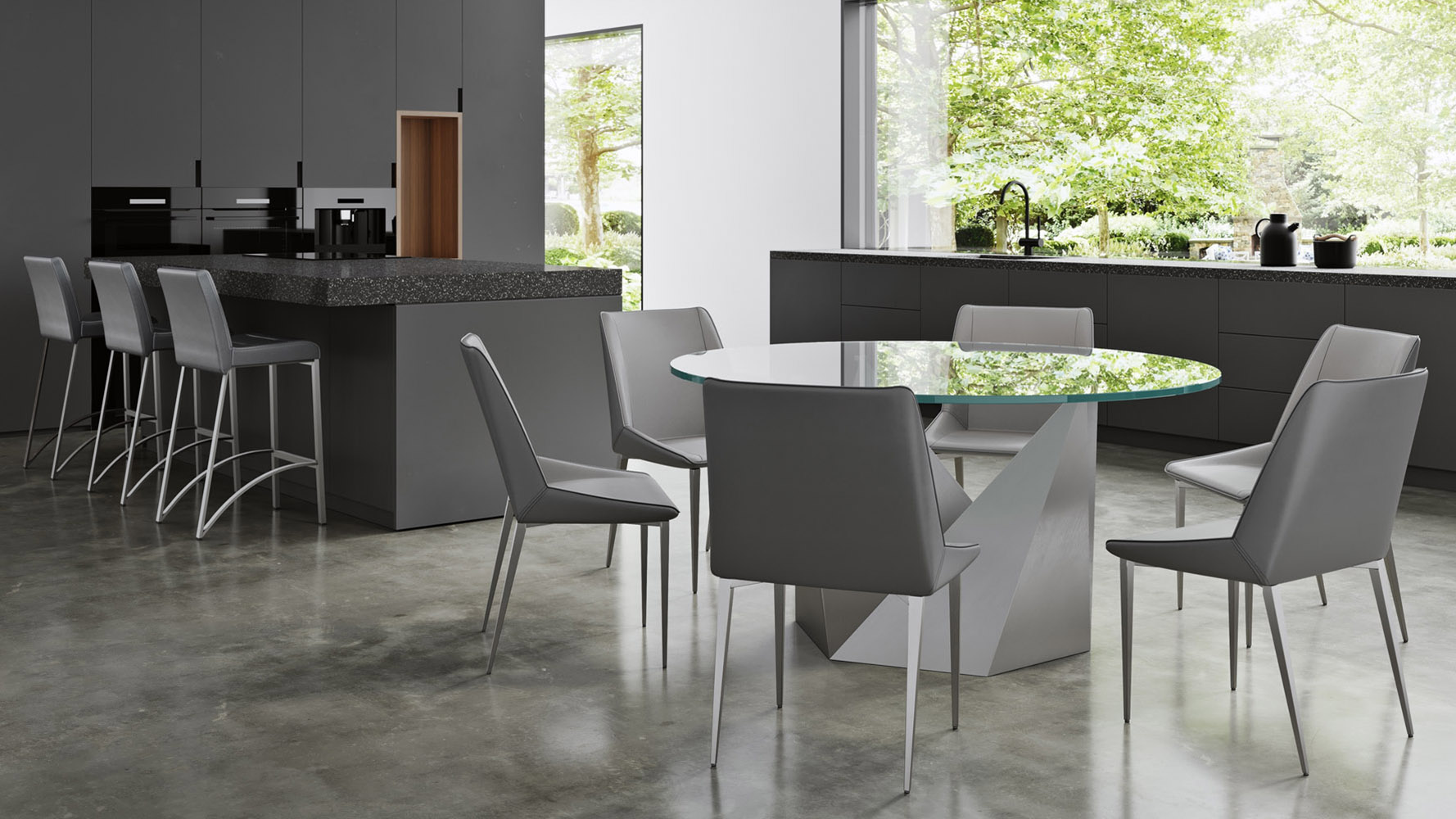 Trimont 59" Round Dining Table