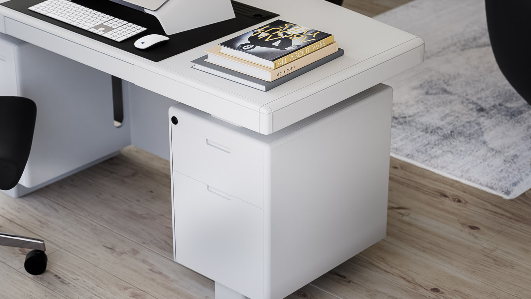 Monroe Desk - White