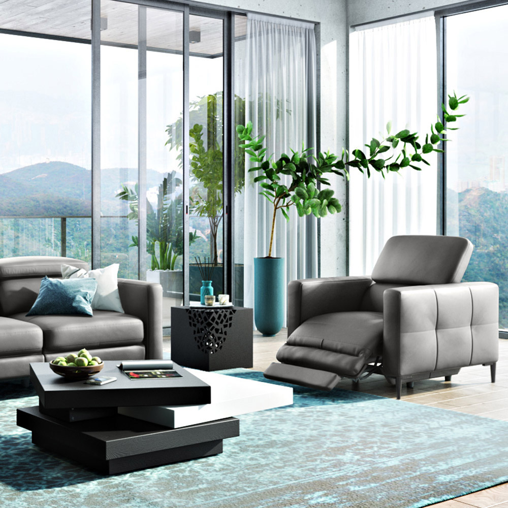 Reno Reclining Chair - Slate