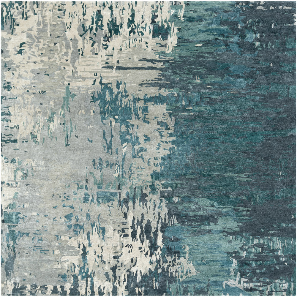 Static Rug Teal