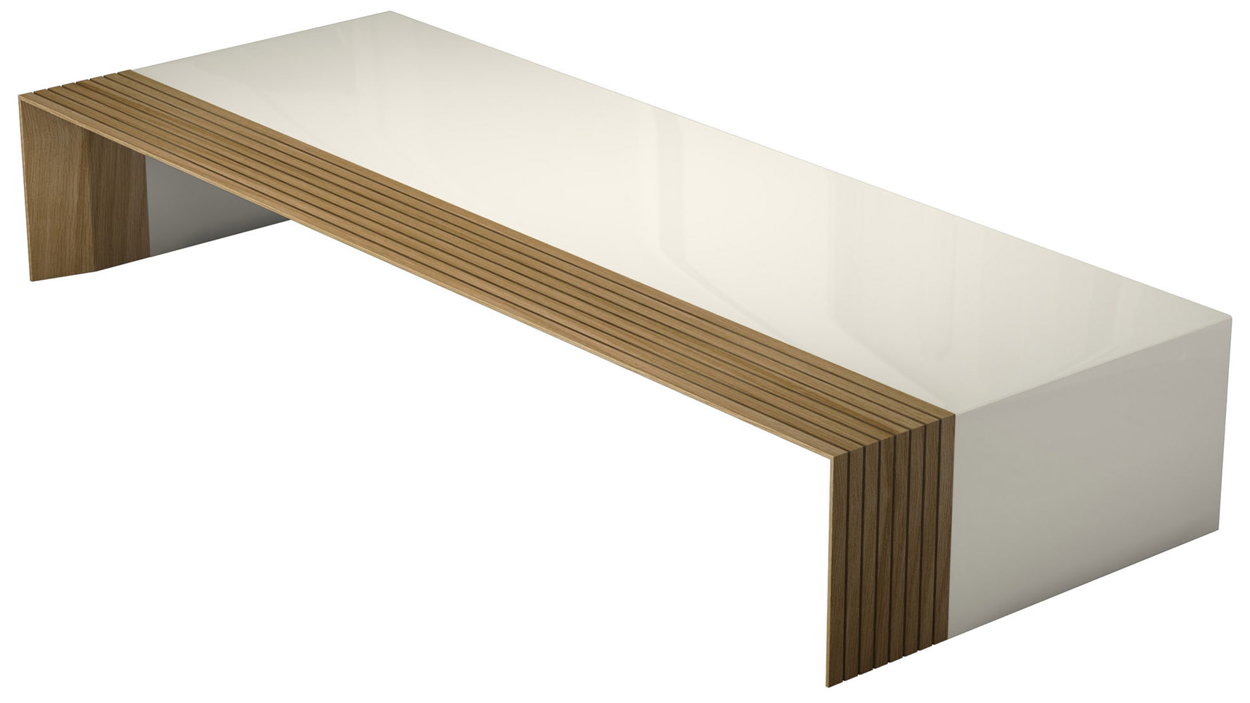 Beckenham Coffee Table - Natural Oak and Beige
