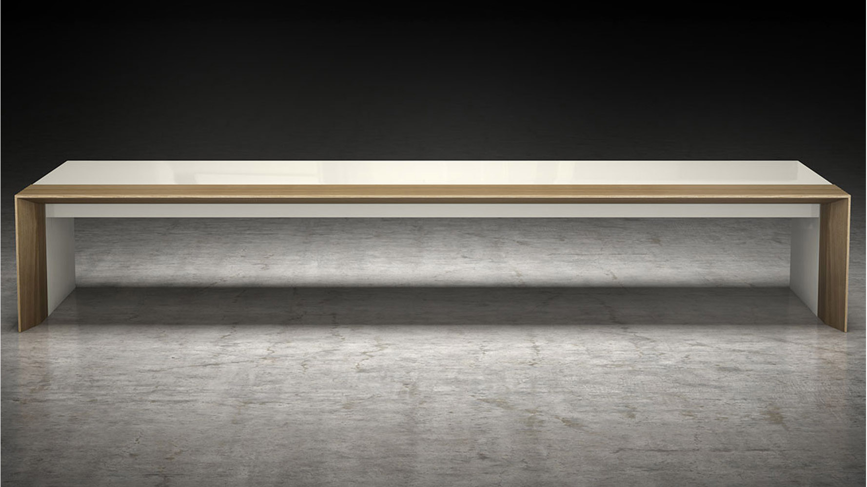Beckenham Coffee Table - Natural Oak and Beige