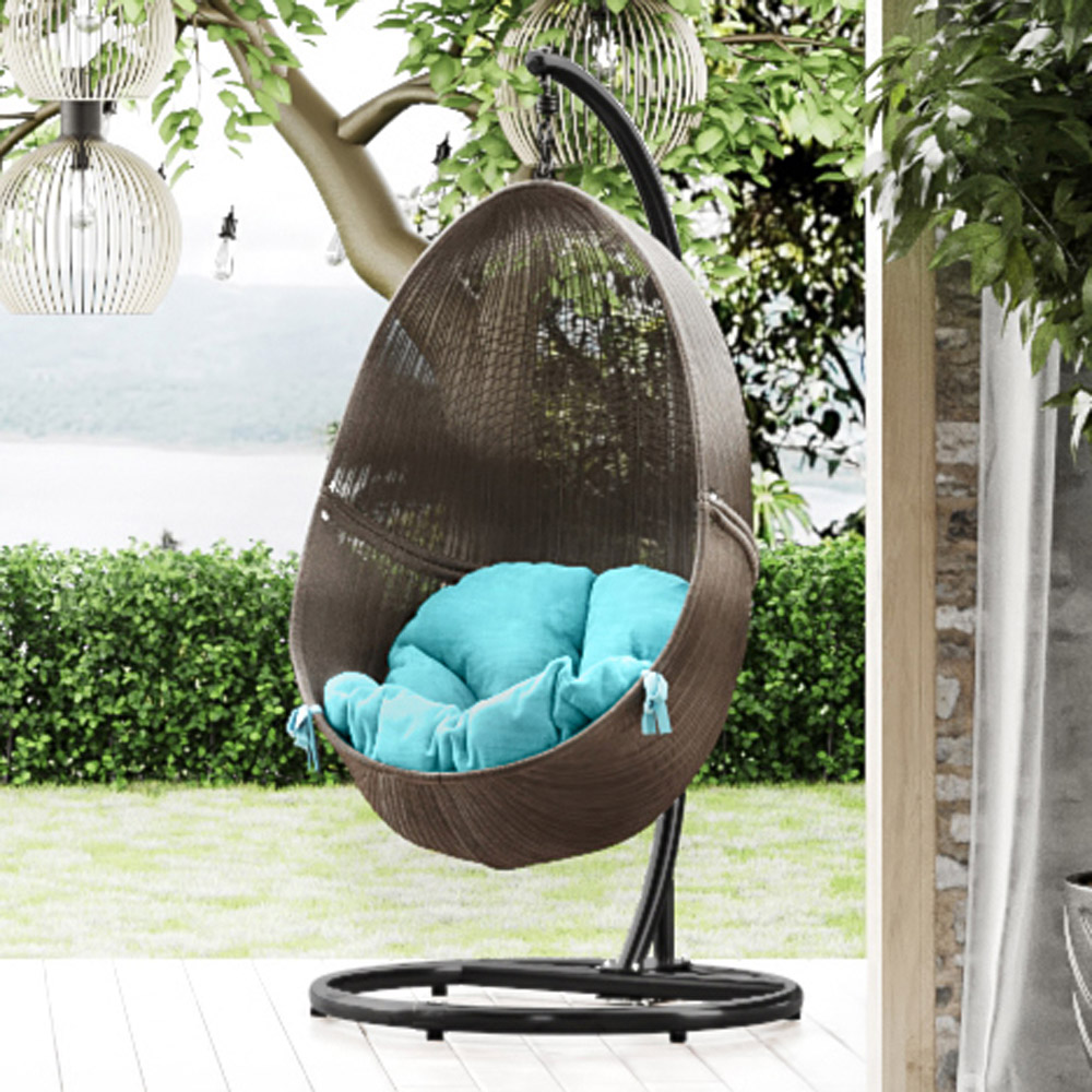 Bali Swing Chair - Espresso | Zuri Furniture
