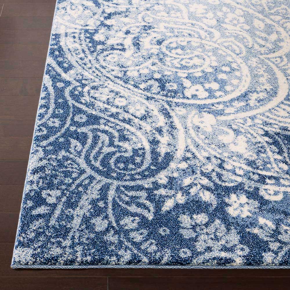 Blue And White Paisley Rug at John Heidt blog
