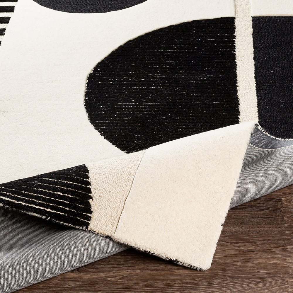 Brooklyn Black and Cream Rug