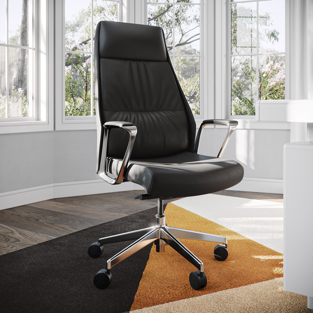 Leather Contemporary Executive Office Chairs