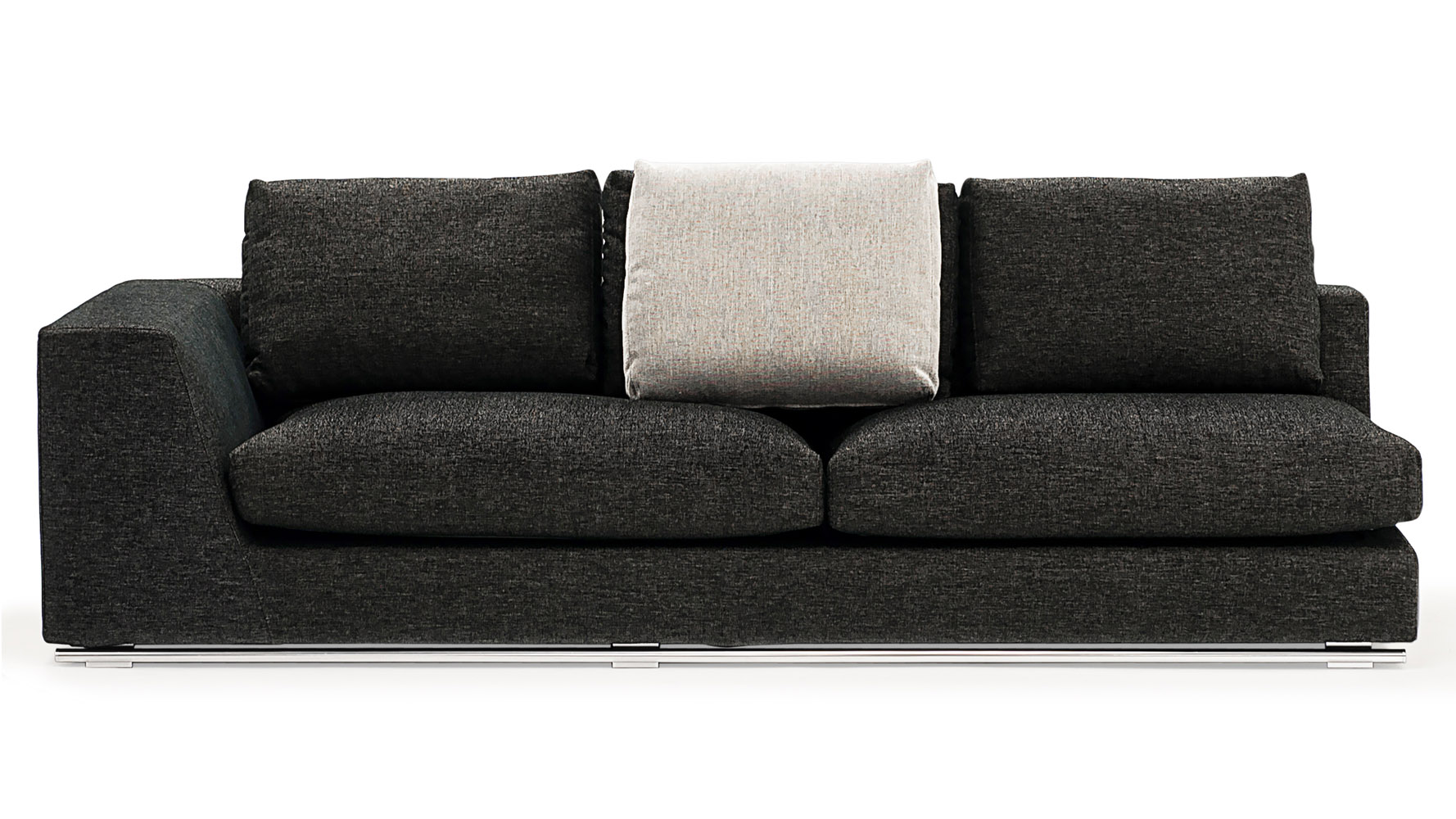 Comodo Sectional - Charcoal