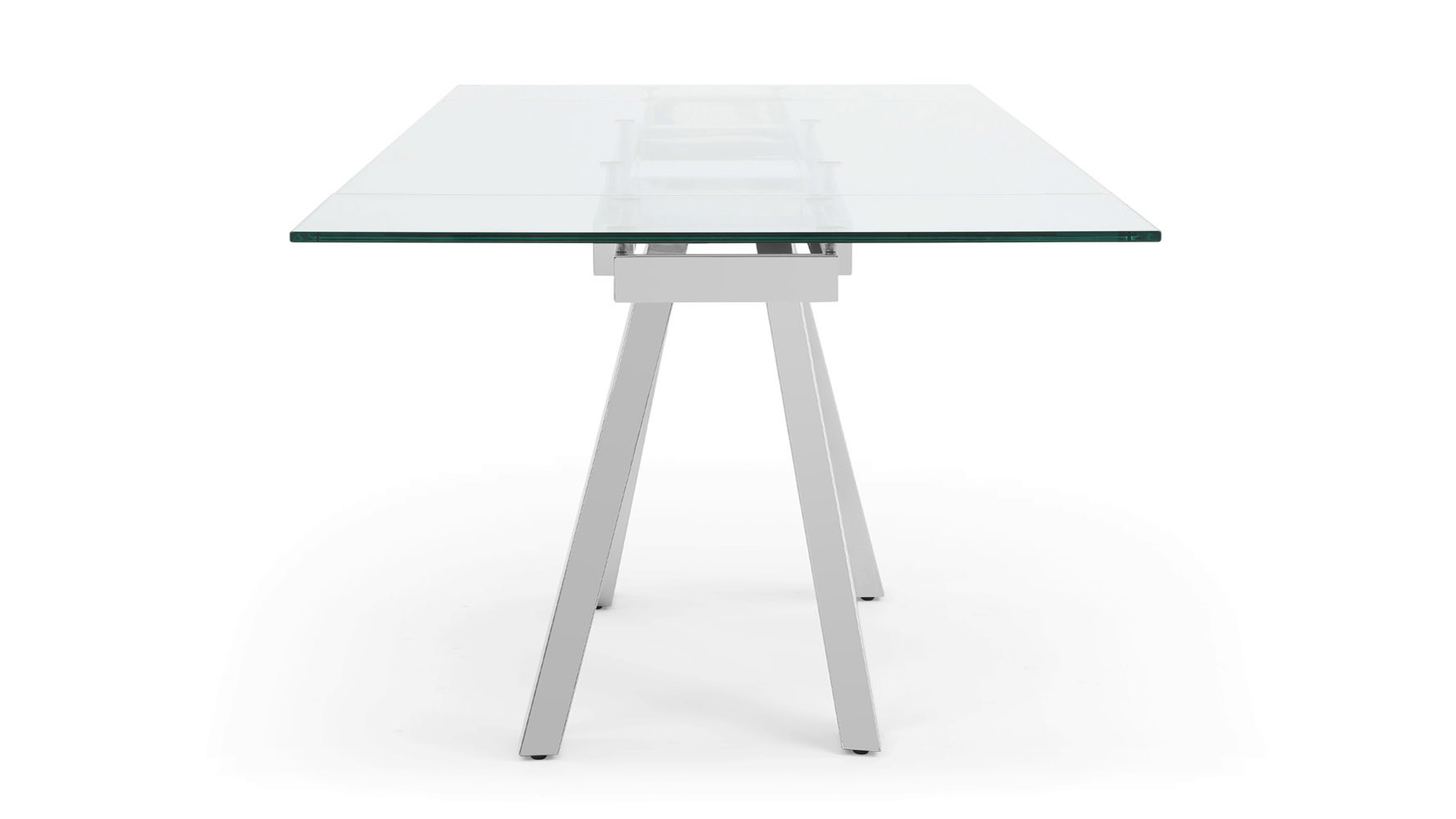 Cruz Extension Dining Table - Clear