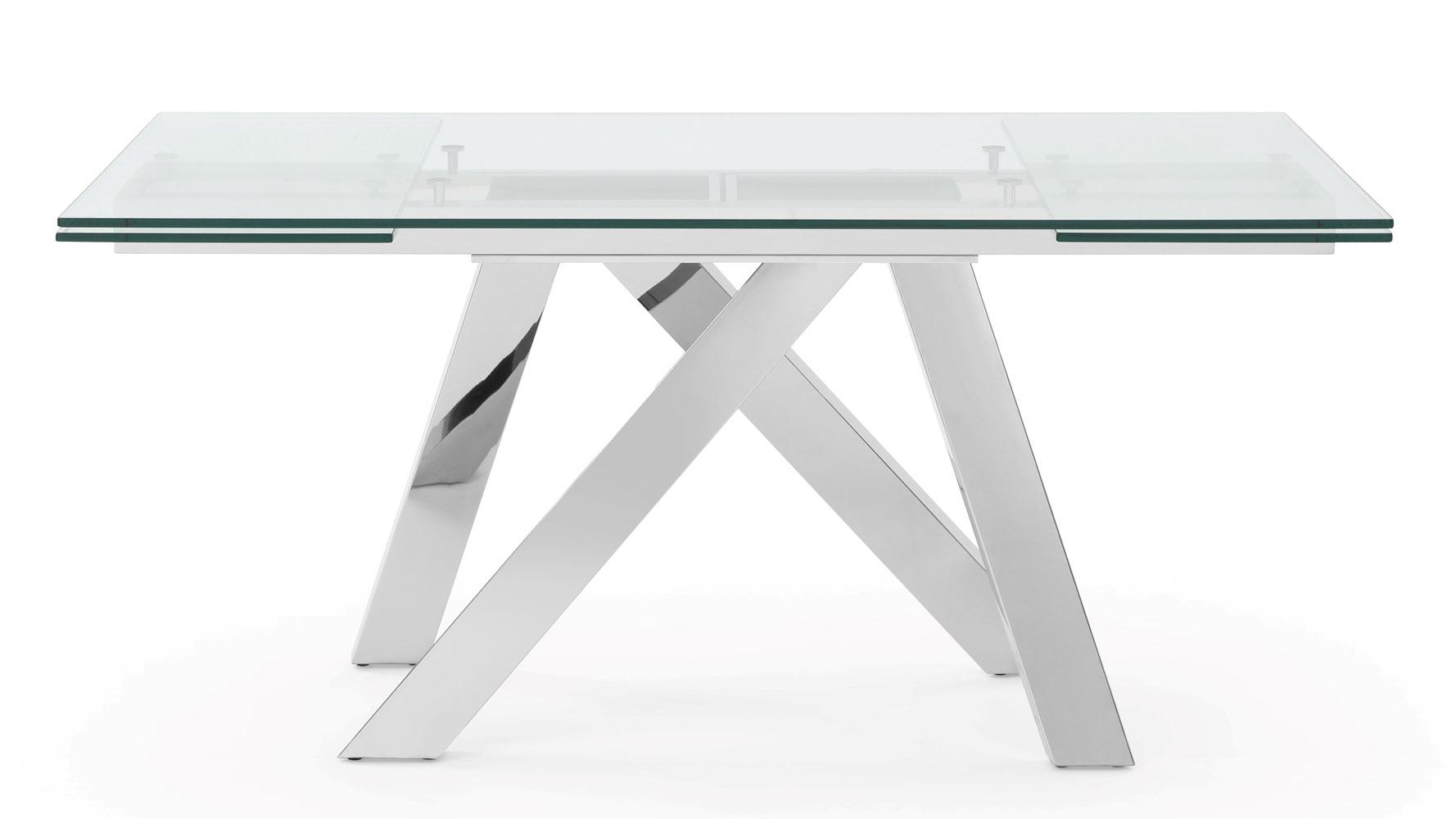 Cruz Extension Dining Table - Clear