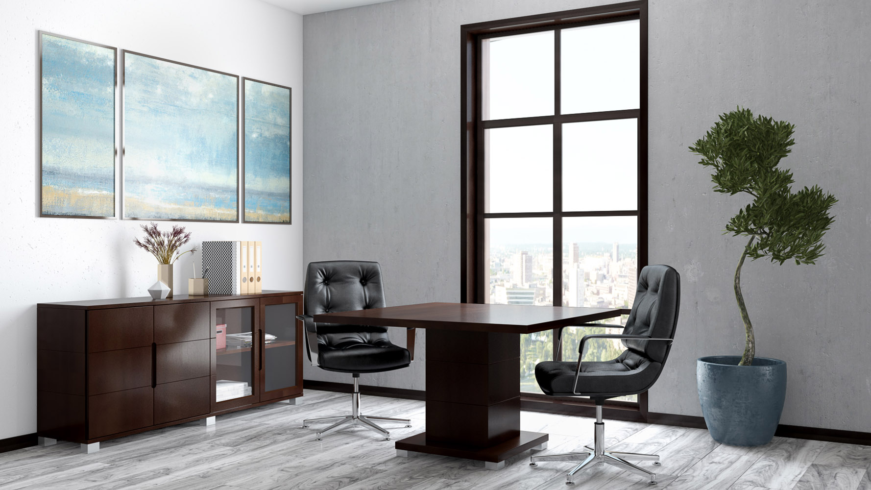 Ford Conference Table - Dark