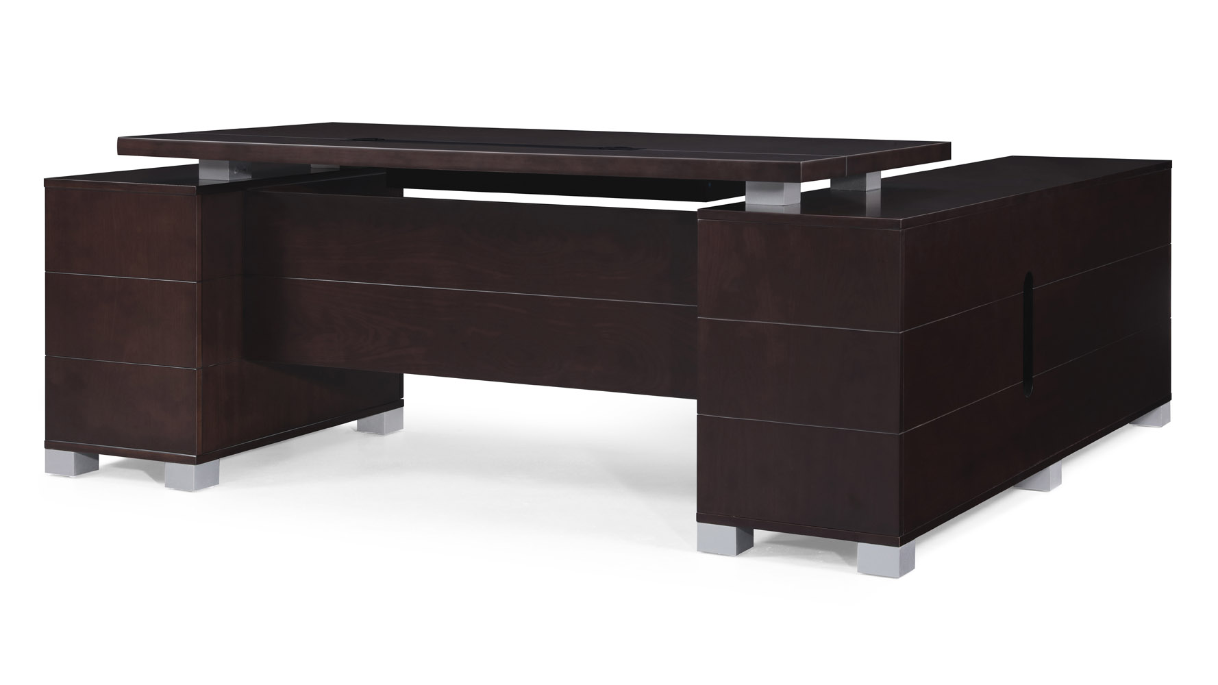 Ford Desk with Return - Dark