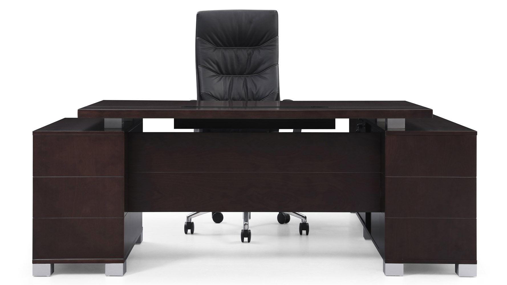 Ford Desk with Return - Dark