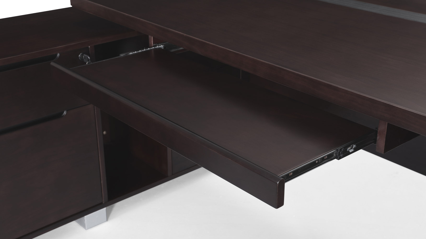 Ford Desk with Return - Dark