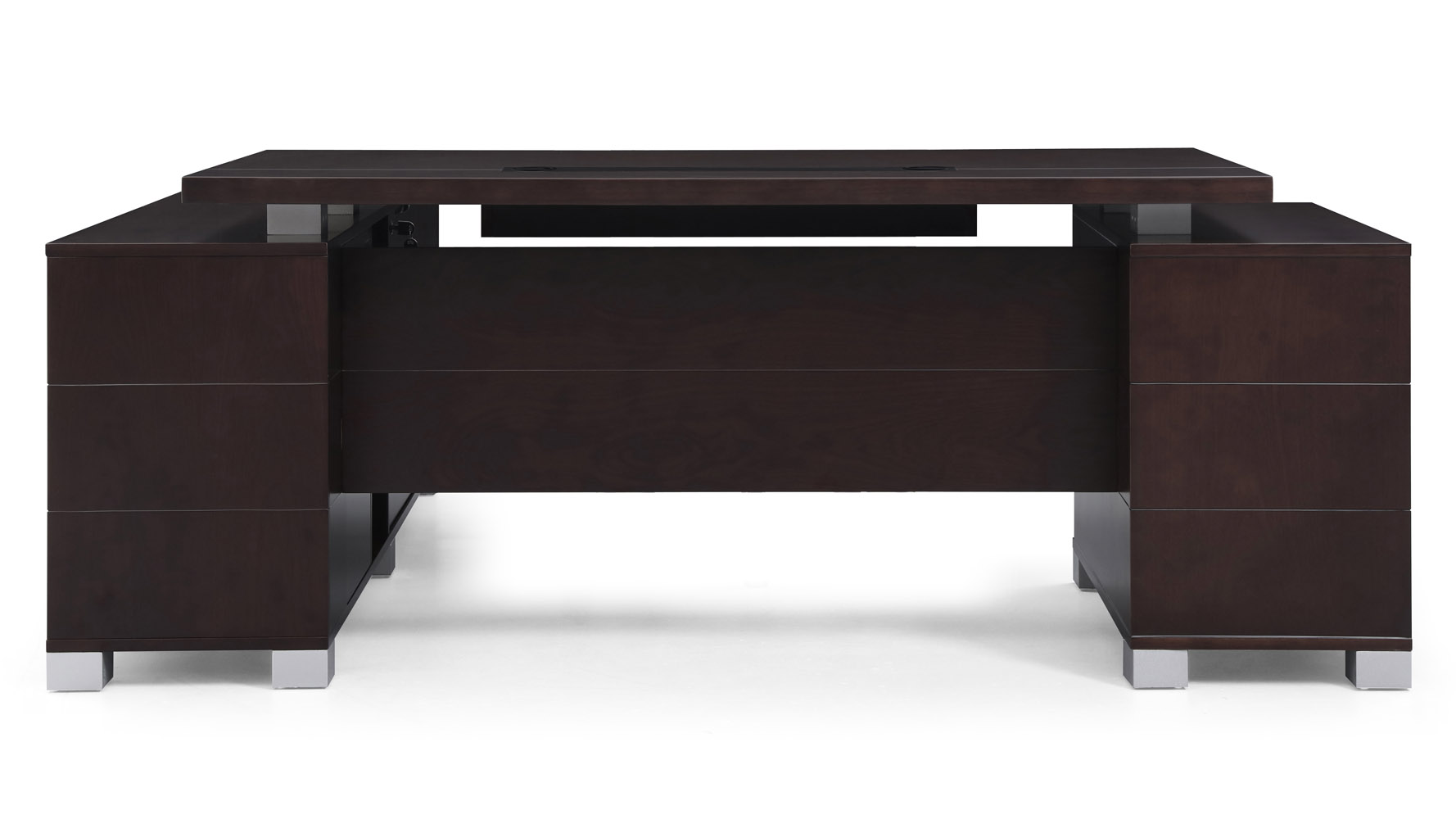 Ford Desk with Return - Dark