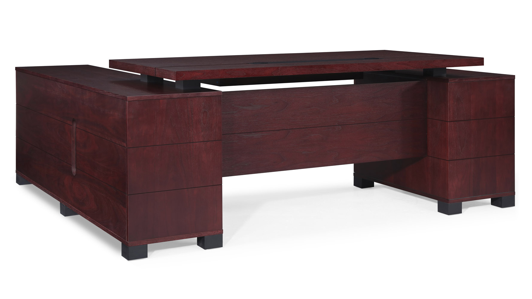Ford Desk with Return - Mahogany