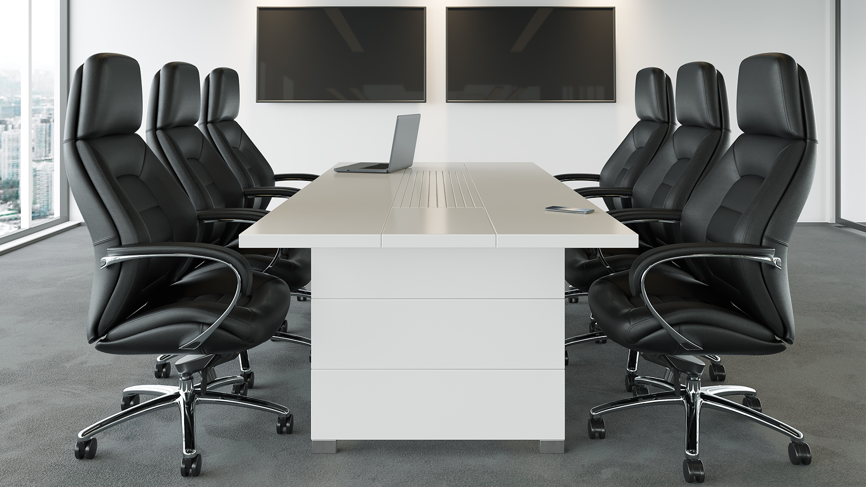 Ford Meeting Table - White