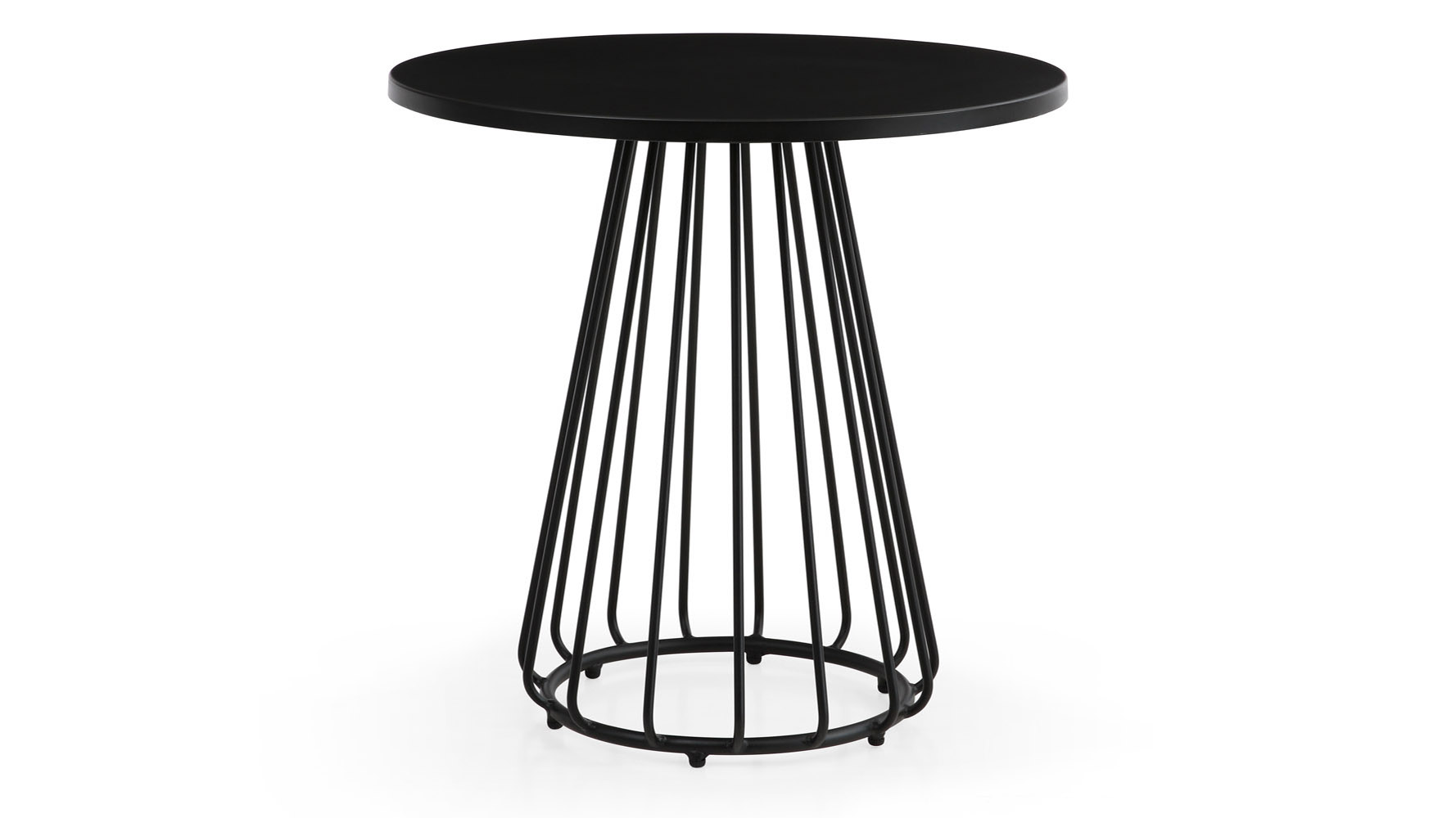 Gale Outdoor Dining Table Set with Two Kaia Chairs