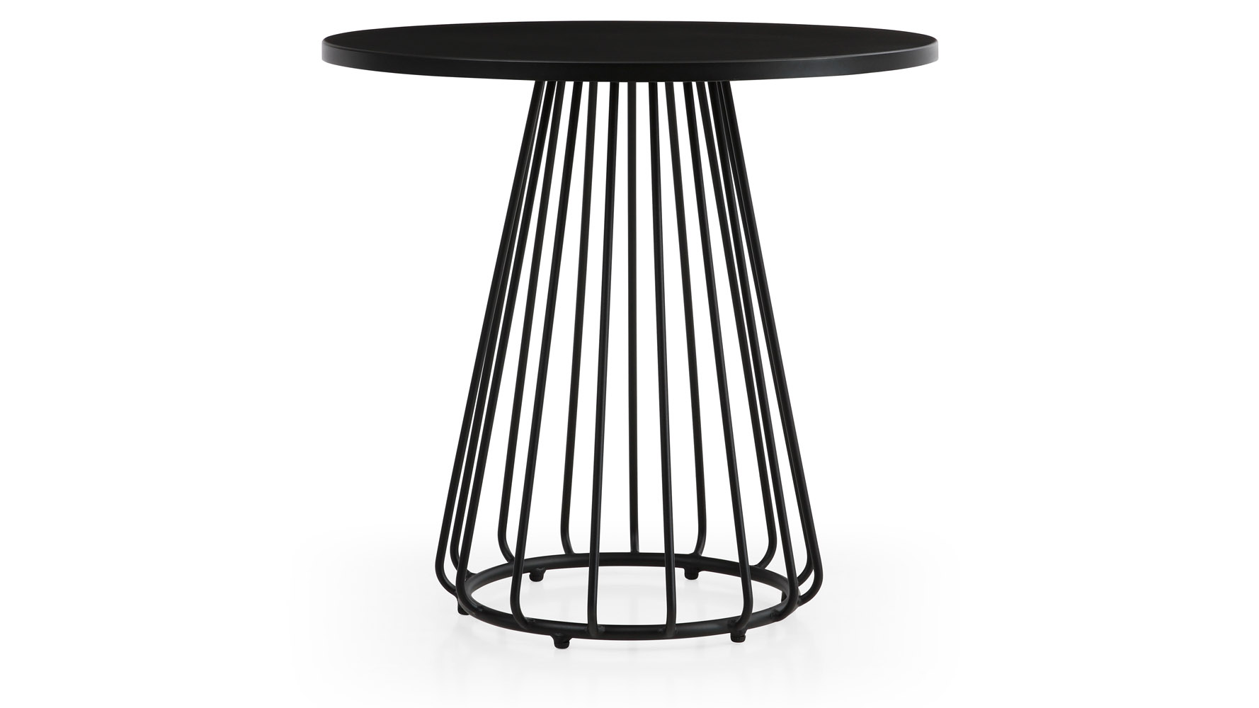 Gale Outdoor Dining Table Set with Two Kaia Chairs