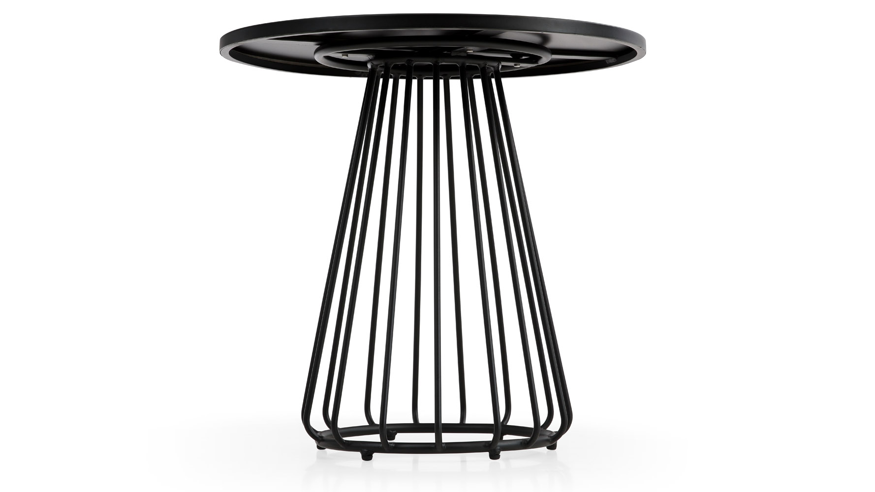 Gale Outdoor Dining Table Set with Two Kaia Chairs