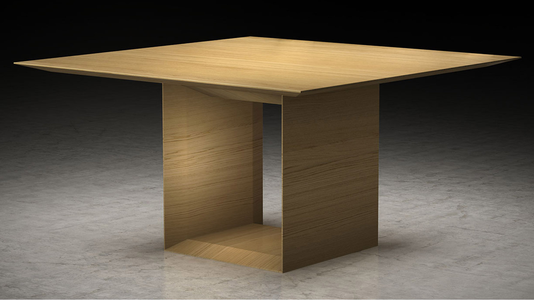 Galice Square Dining Table - Natural Oak