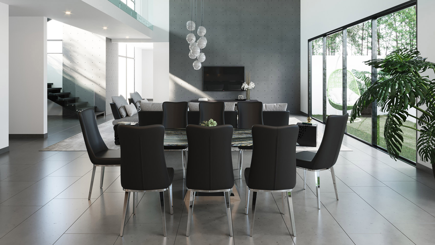 Grigio 71" Dining Table