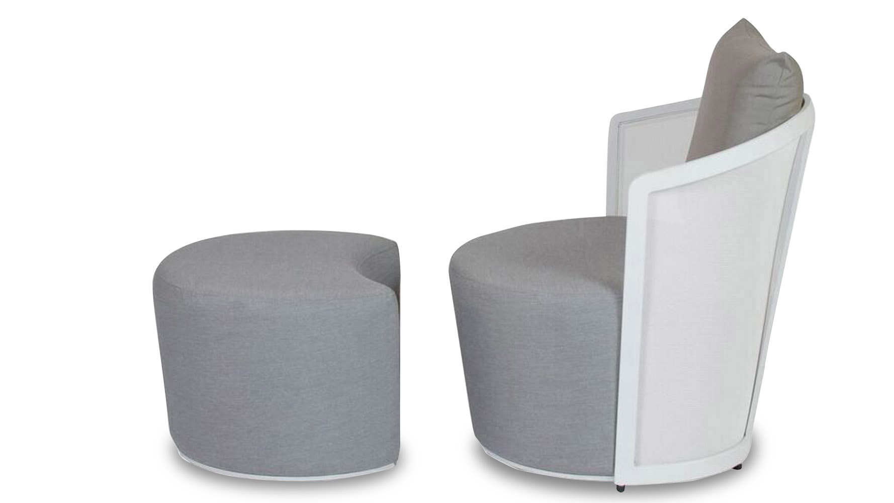 Harbor Half Moon Ottoman