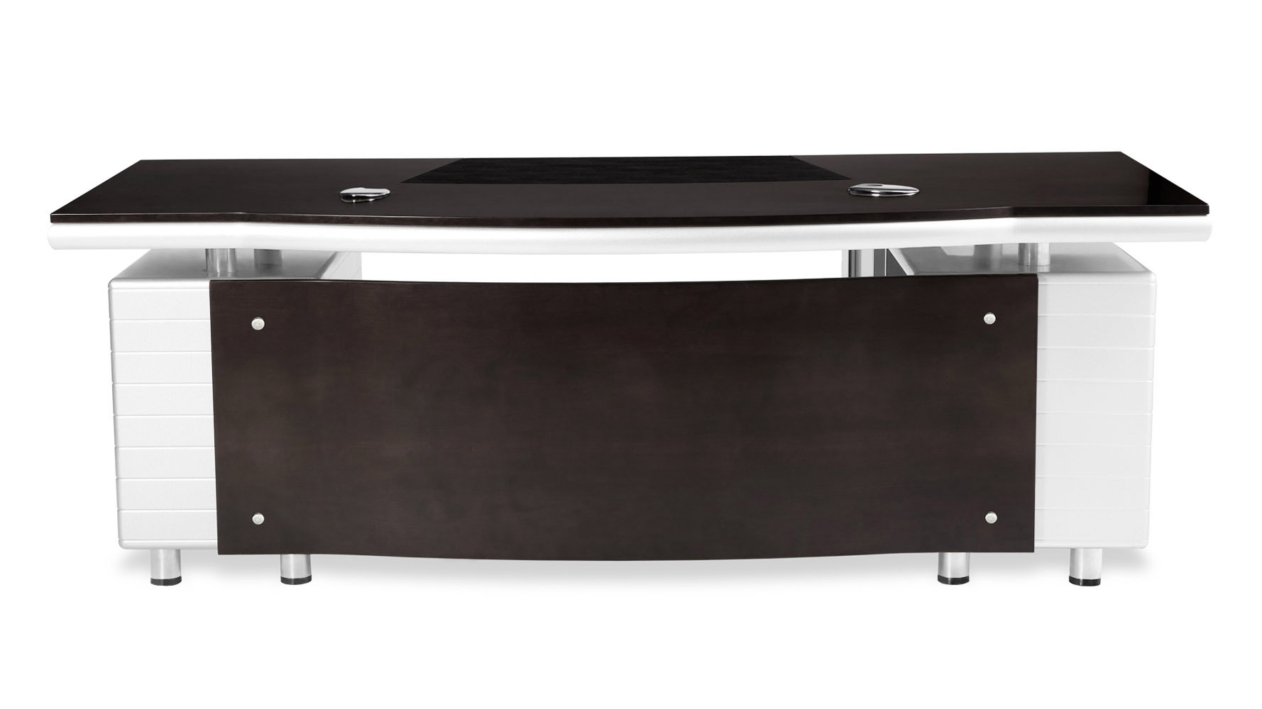 Kennedy Desk with Return - Dark