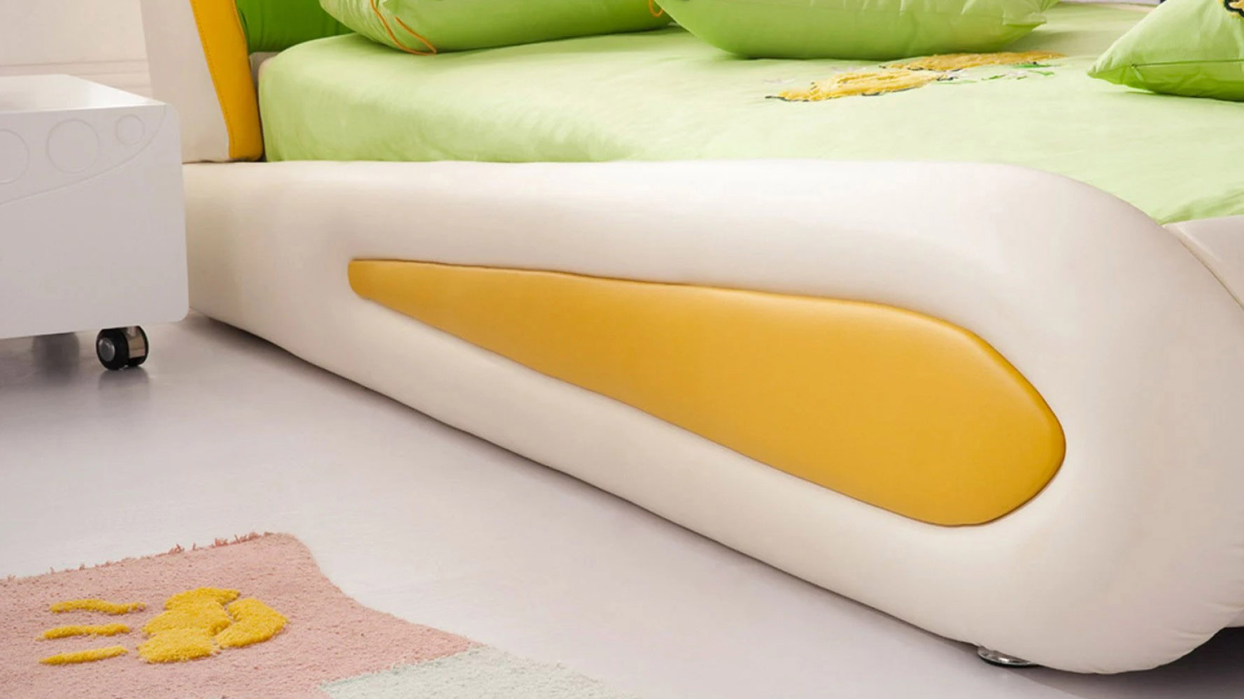 Kermit Leather Kids Bed