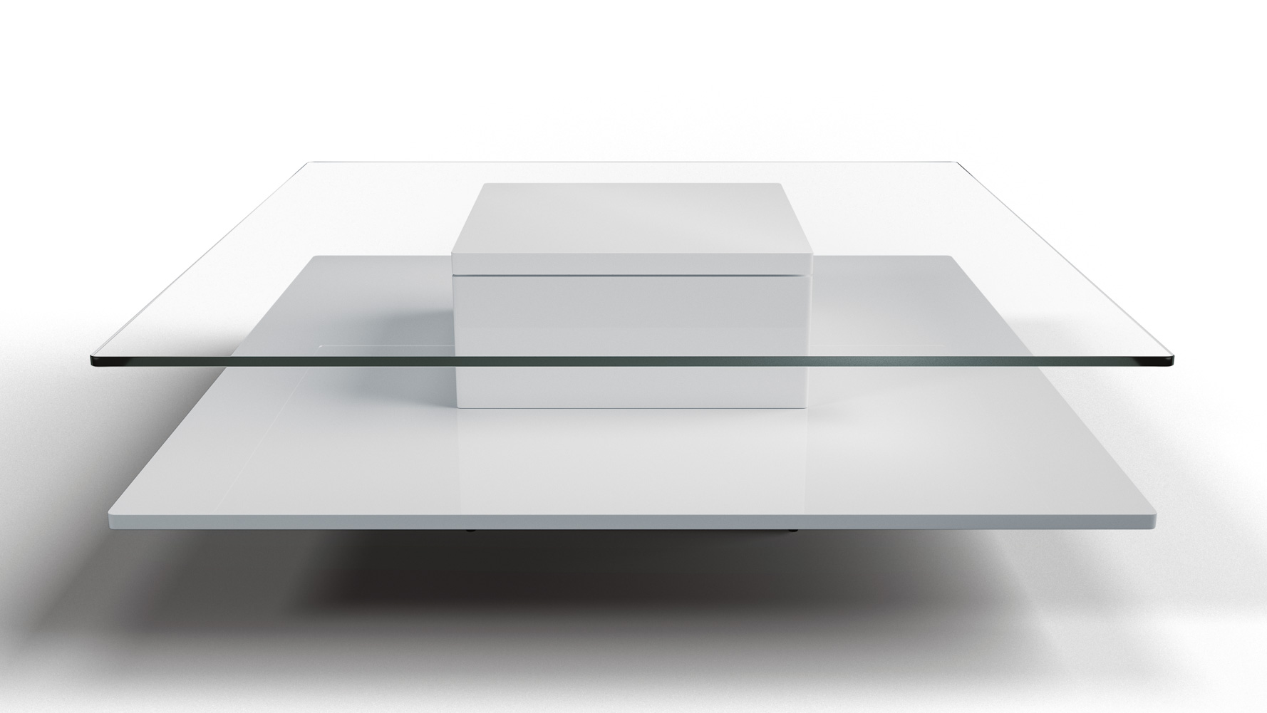 Louie 40" Coffee Table - White