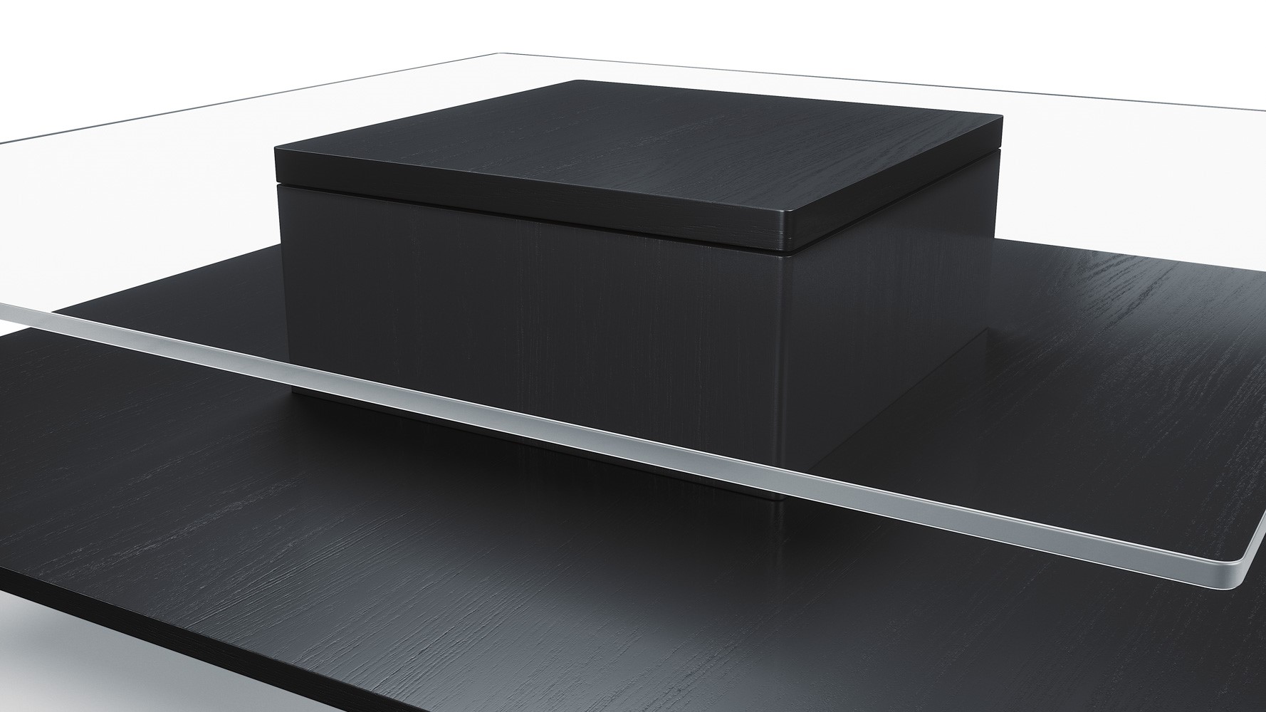 Louie 40" Coffee Table - Black