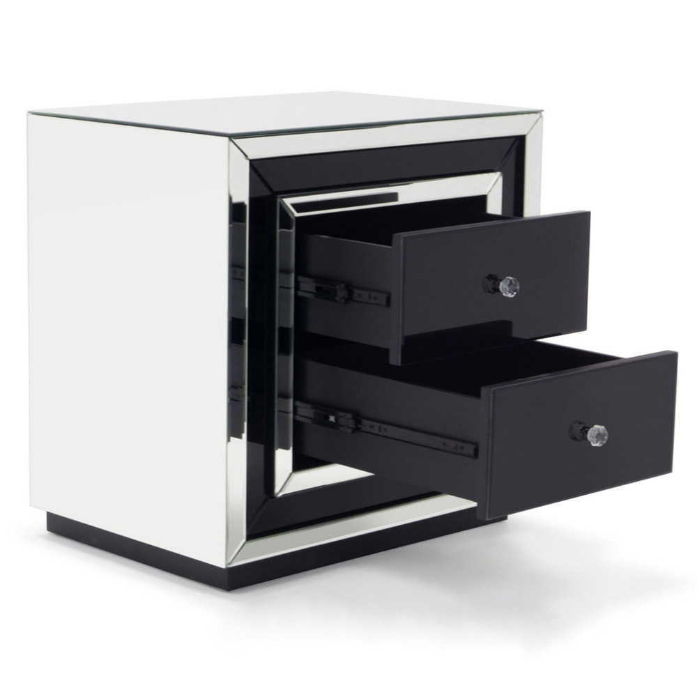Malibu Mirrored Side Table