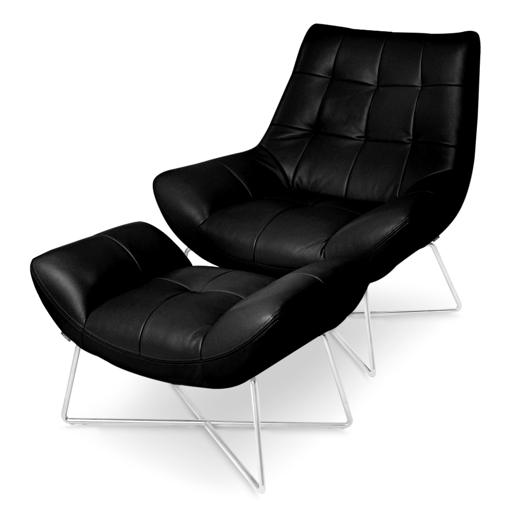 Medici Ottoman - Black