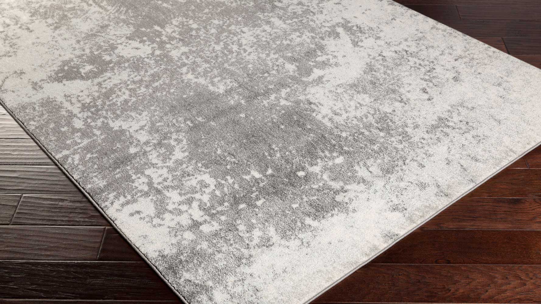 Rorschach Rug - Light Gray