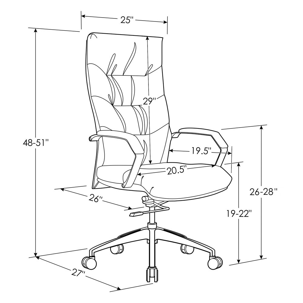 Carnegie Leather Executive Chair