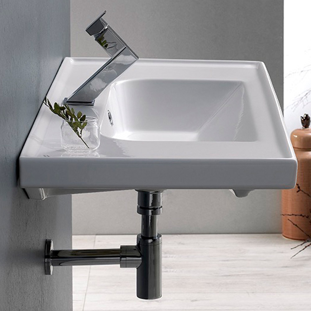 Frame Rectangle Ceramic 32 Inch Sink