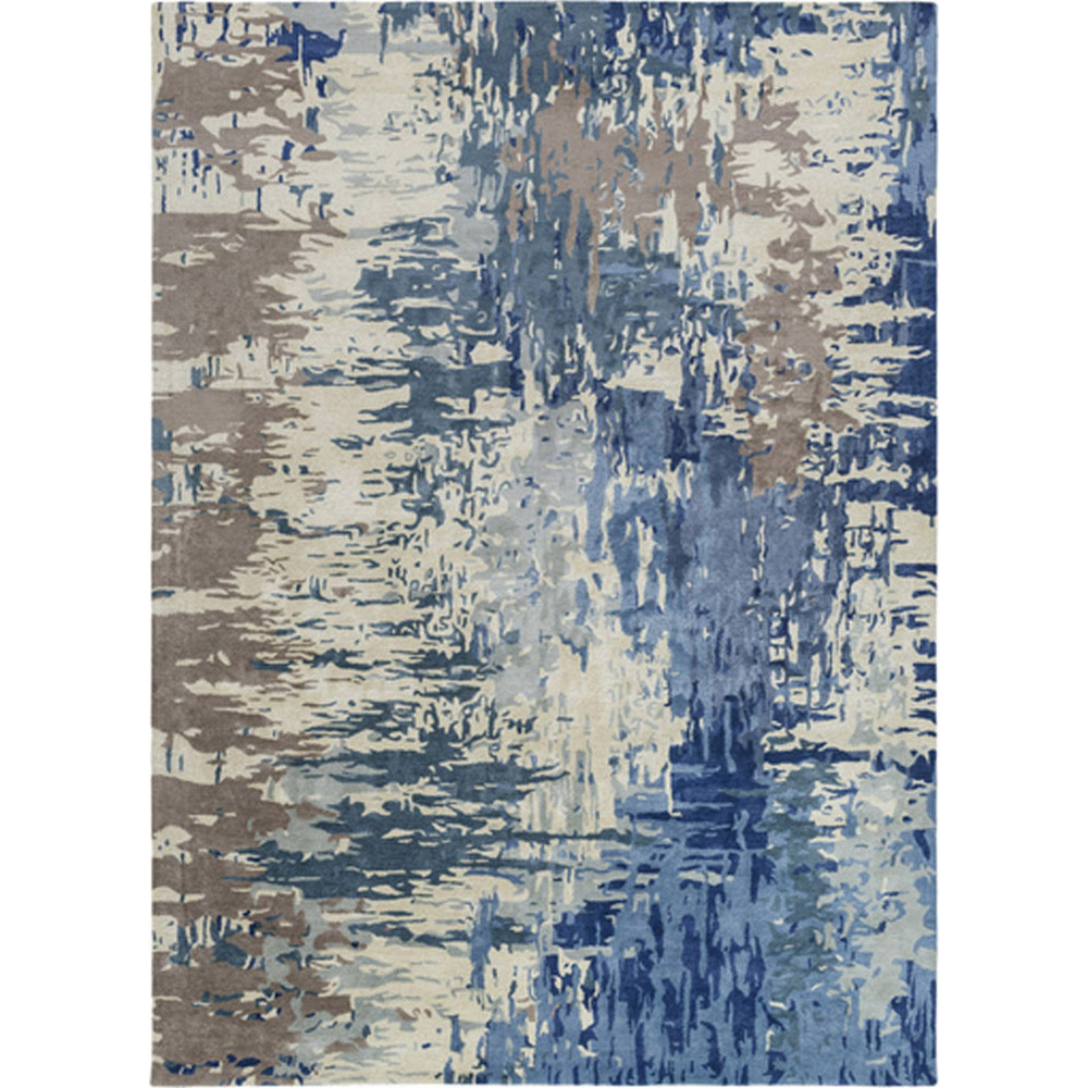 Static Rug Cobalt